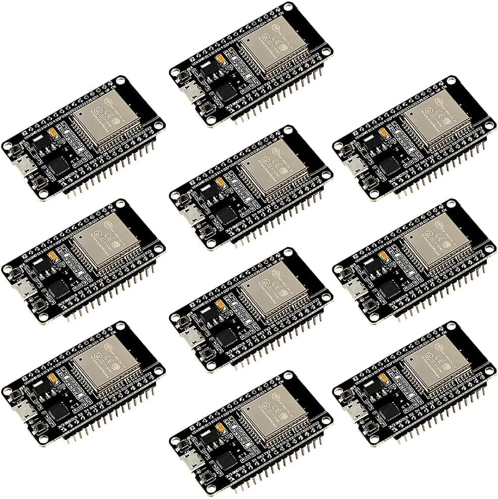 10PCS ESP32S ESP32 ESP-WROOM-32 Development Board 2.4GHz Dual-Core WiFi +Bluetooth 2 Function ...