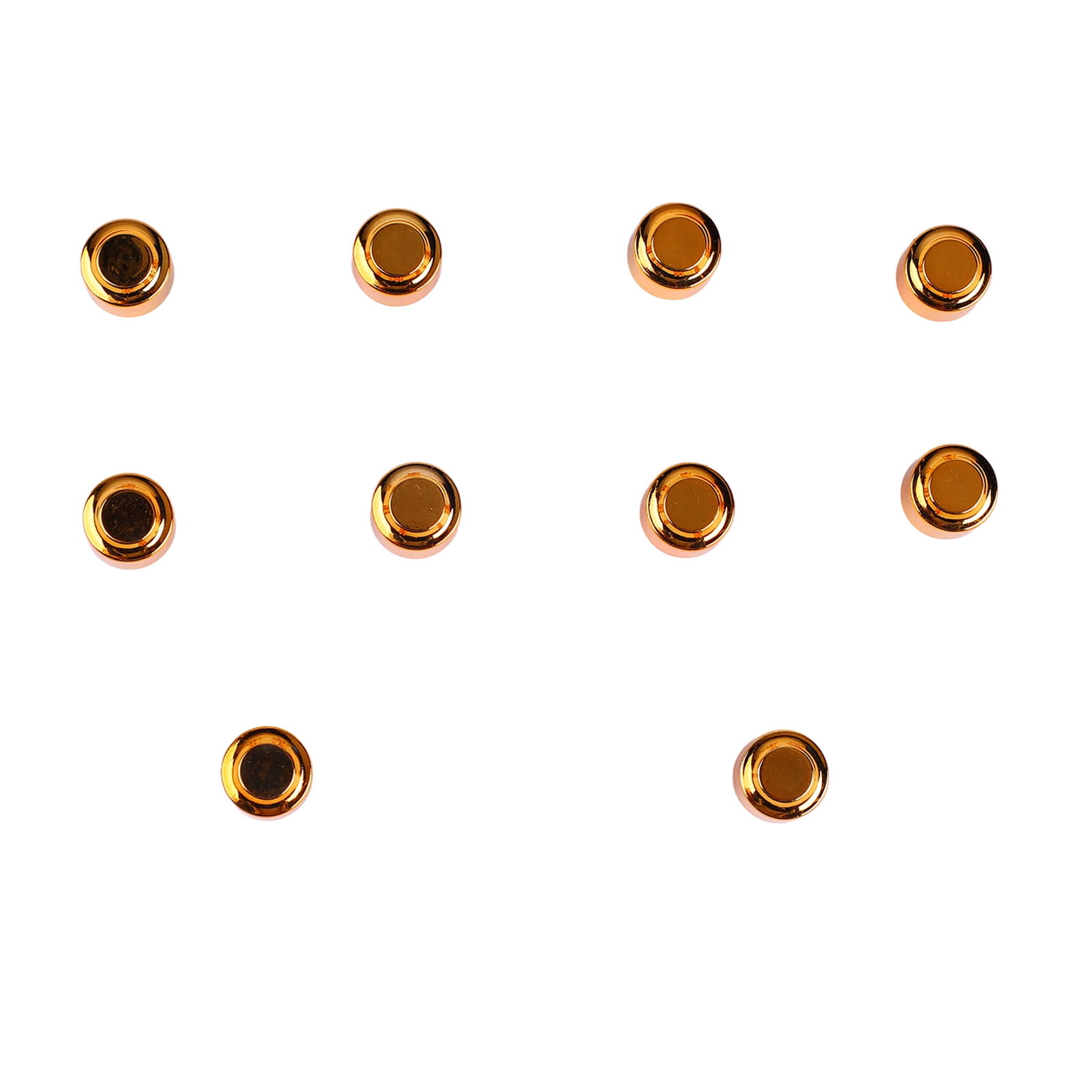 10PCS Electric Guitar Pickup Switch Tip Gold Round Retro Plastic Toggle ...