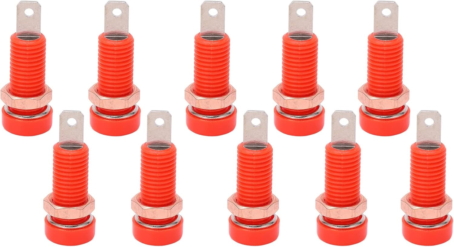 10PCS Electronic Device, Material, Banana Jak Connector Panel Adapter ...