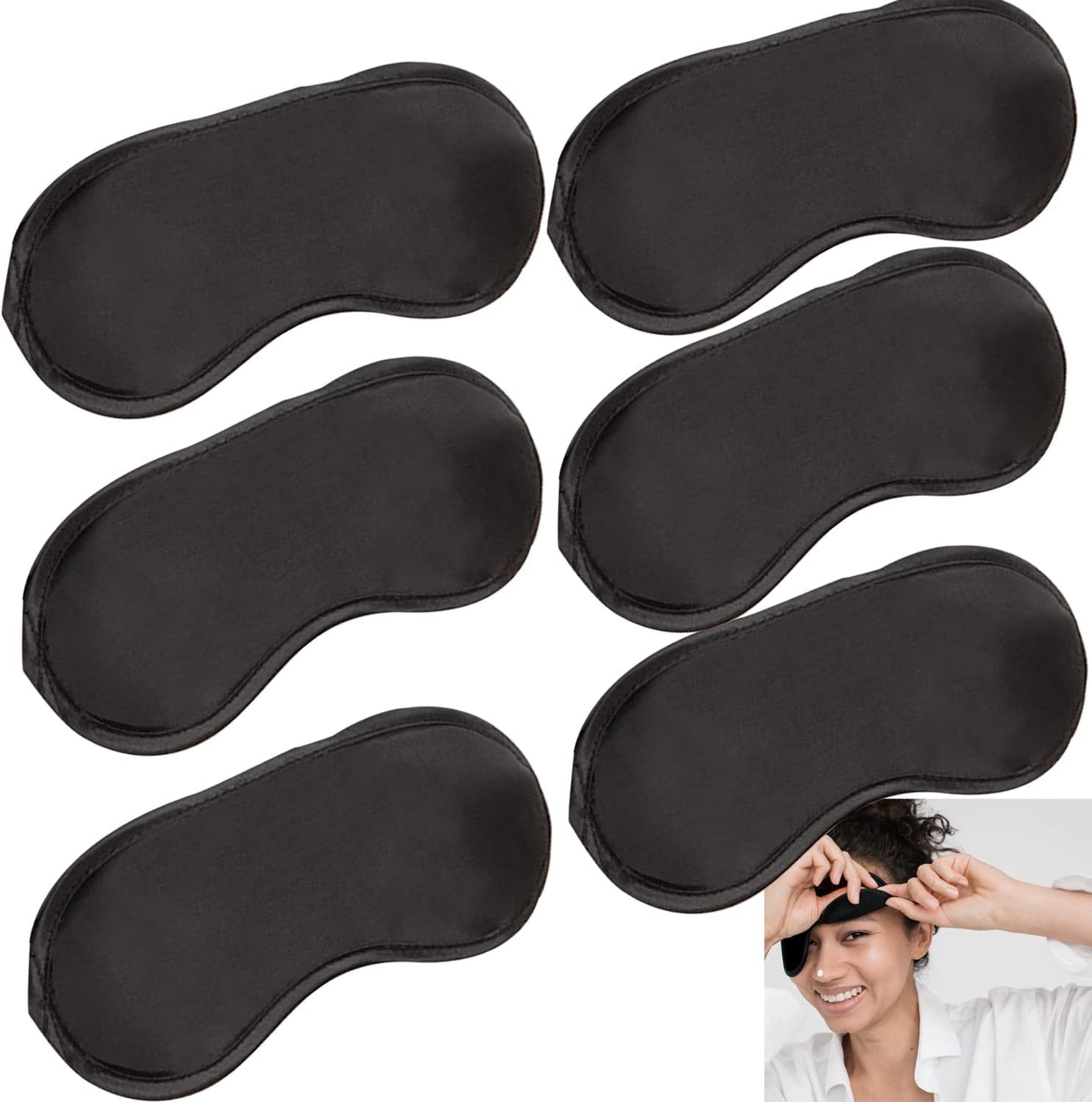 10PCS Eye Mask Cover Blindfold Sleep Mask for Team Games Travel Sleep ...