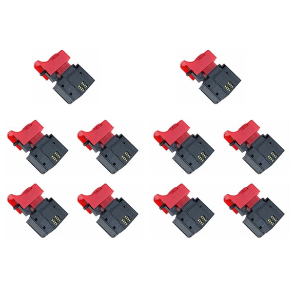 10PCS FA2-6/1BEK 250V 6A 5E4 Lock on Power Tool Electric Drill Trigger ...