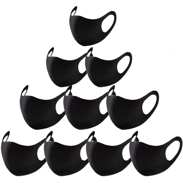 10PCS Face Covers with Elastic Ear Loop Cover Full Face Anti-Dust ...