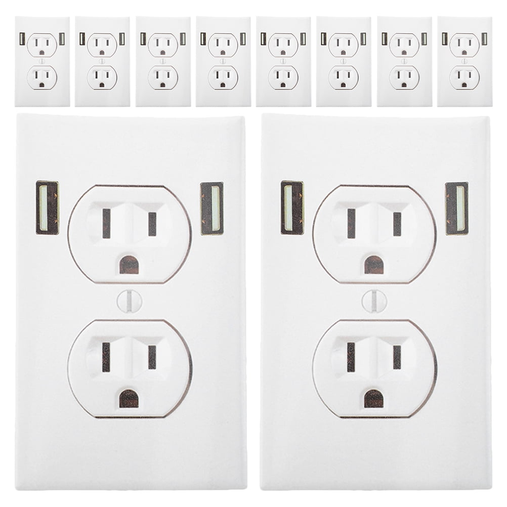 10PCS Fake Electrical Outlet Prank Stickers Prank Decals Realistic ...