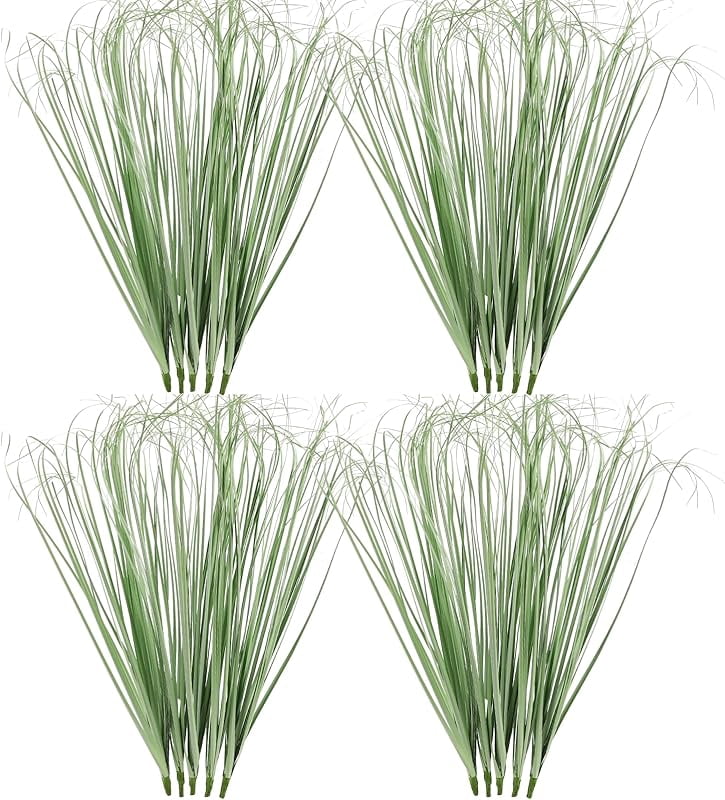 10PCS Fake Grass Filler Decor Artificial Grass Plants Outdoor Faux ...