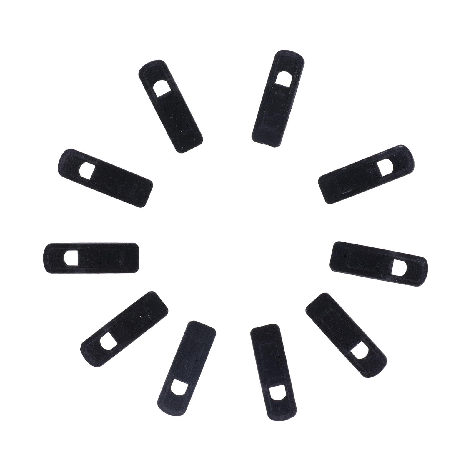 10PCS Flocking Hanger Clips Non Slip Velvet A Clip for Pants Skirt ...