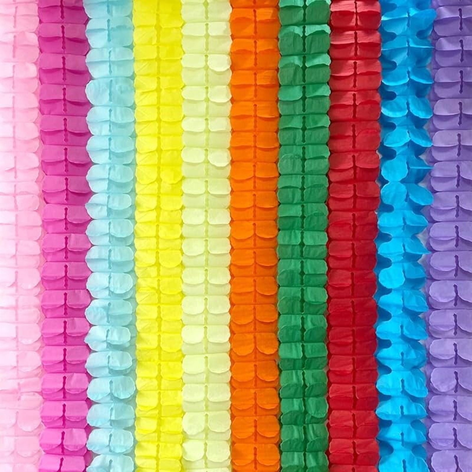 10PCS Four Leaf Clover Paper Flowers Garland Decorations Four Leaf ...