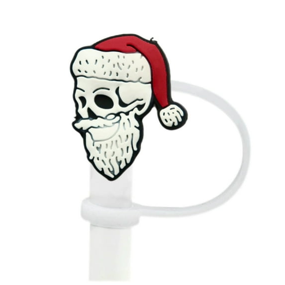 10PCS Grinchygrinch Christmas Straw Toppers for Stanley Cup, Silicone ...