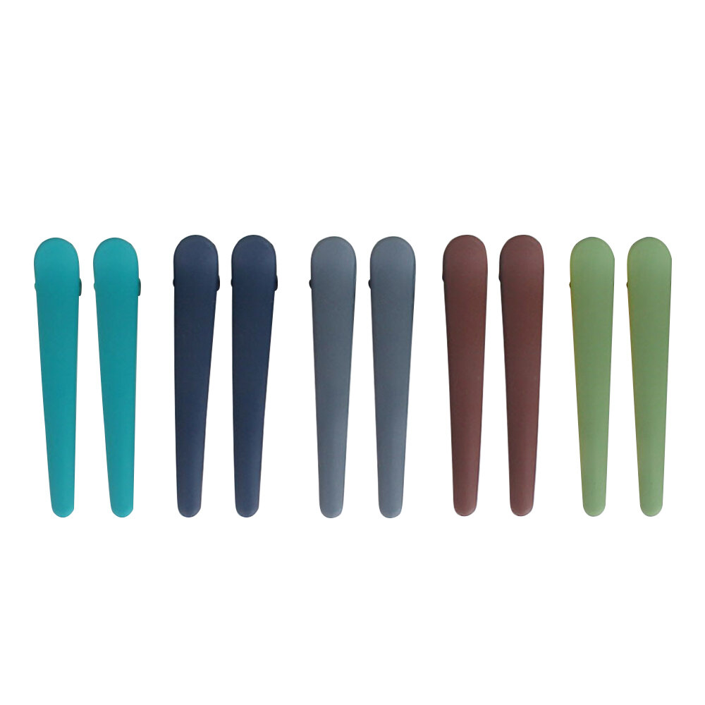 10PCS Hair Clips for Styling Colorful Plastic Duckbill Hair Barrettes ...