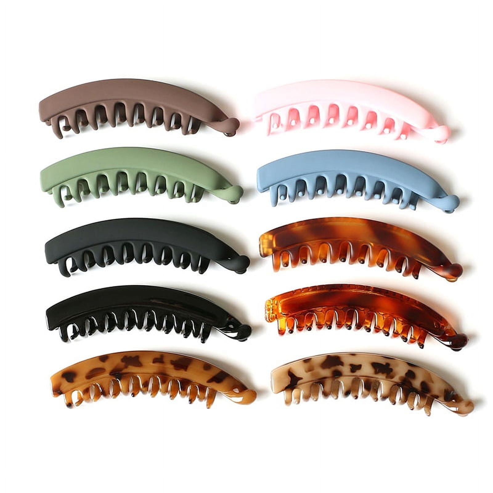 10PCS Hair Clips for Women-Non-Slip Claw Thick and Thin Hair, Ponytails ...