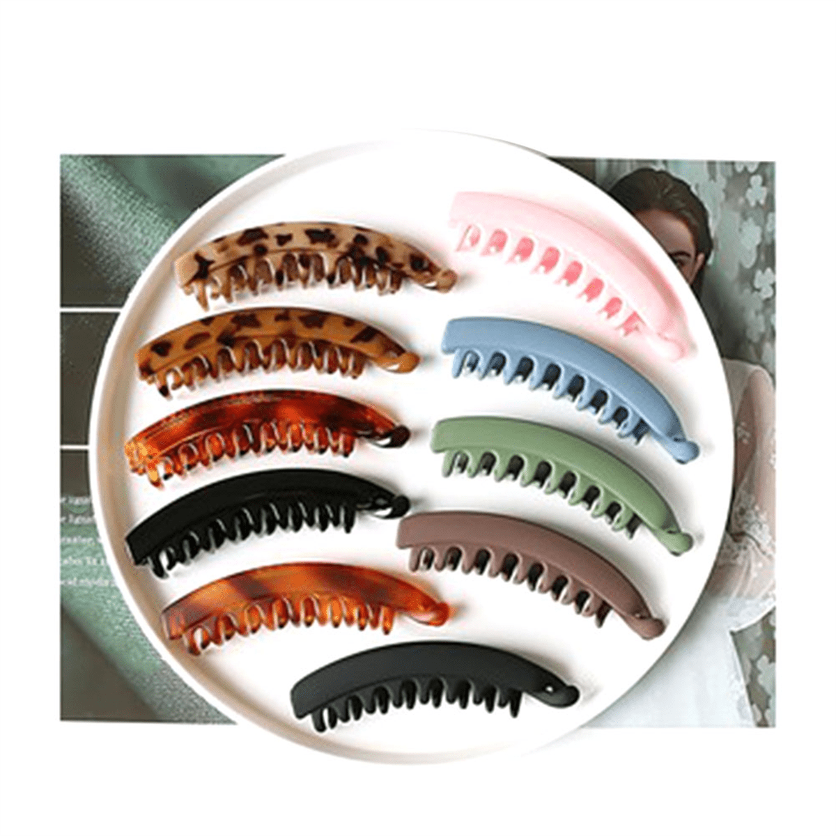 10PCS Hair Clips for Women-Non-Slip Claw Clips for Thick and Thin Hair ...