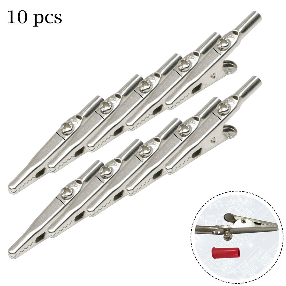 10PCS High Quality 5Amp Alligator Clip Small Battery Electric Test ...
