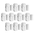 10pcs Home Efficient Wireless Door And Window Alarm Sensor Indoor Entry Alarm For Access Control