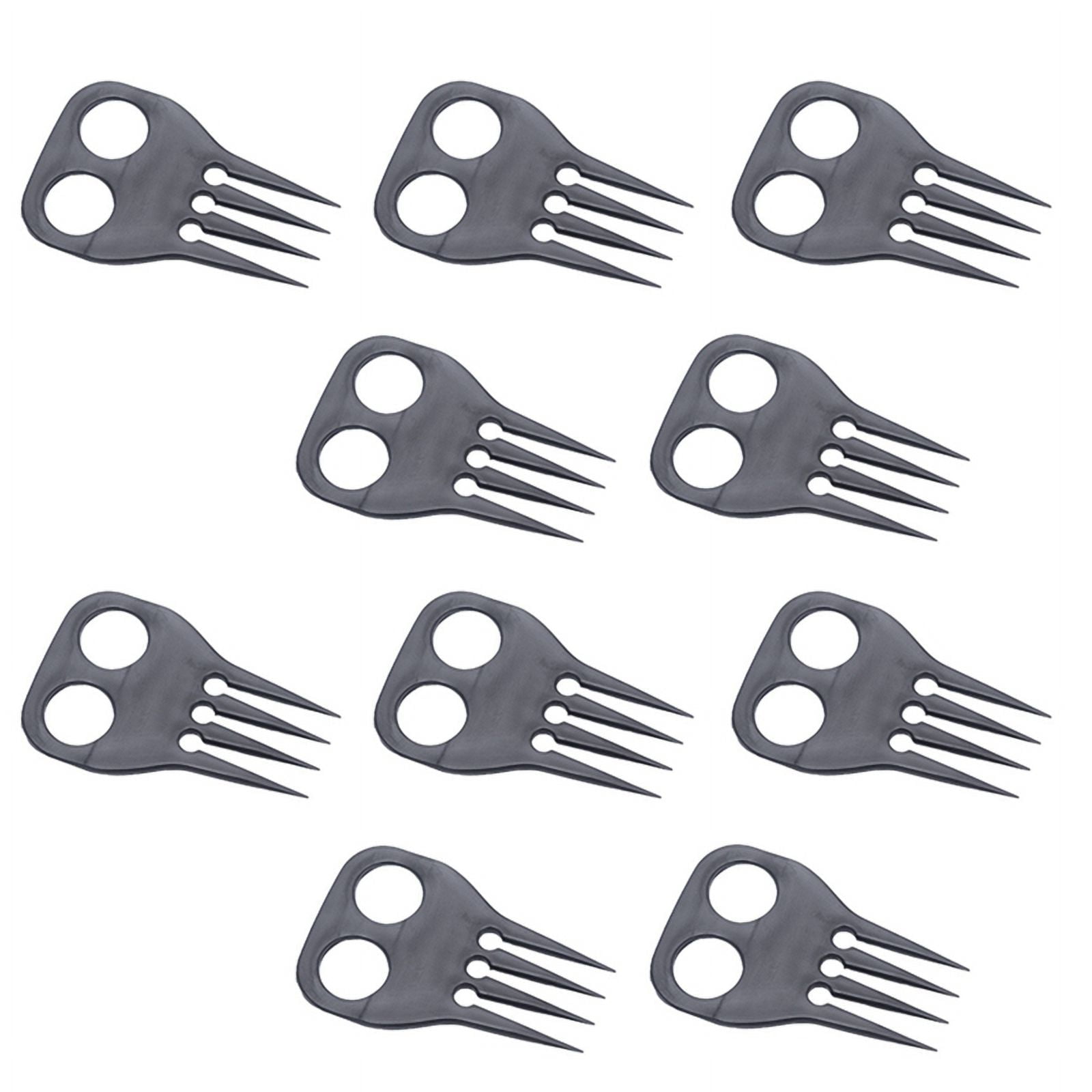 10PCS Horse Braiding Comb for Outdoor Riding Tool random color plastic ...