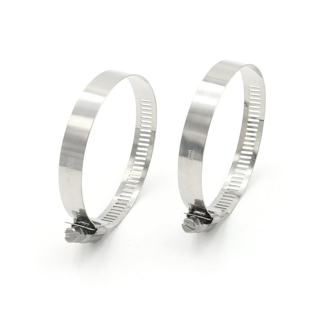 10PCS Hose Clamps Stainless Steel 1-13/16"-2-3/4"(46-70mm) Worm Gear ...