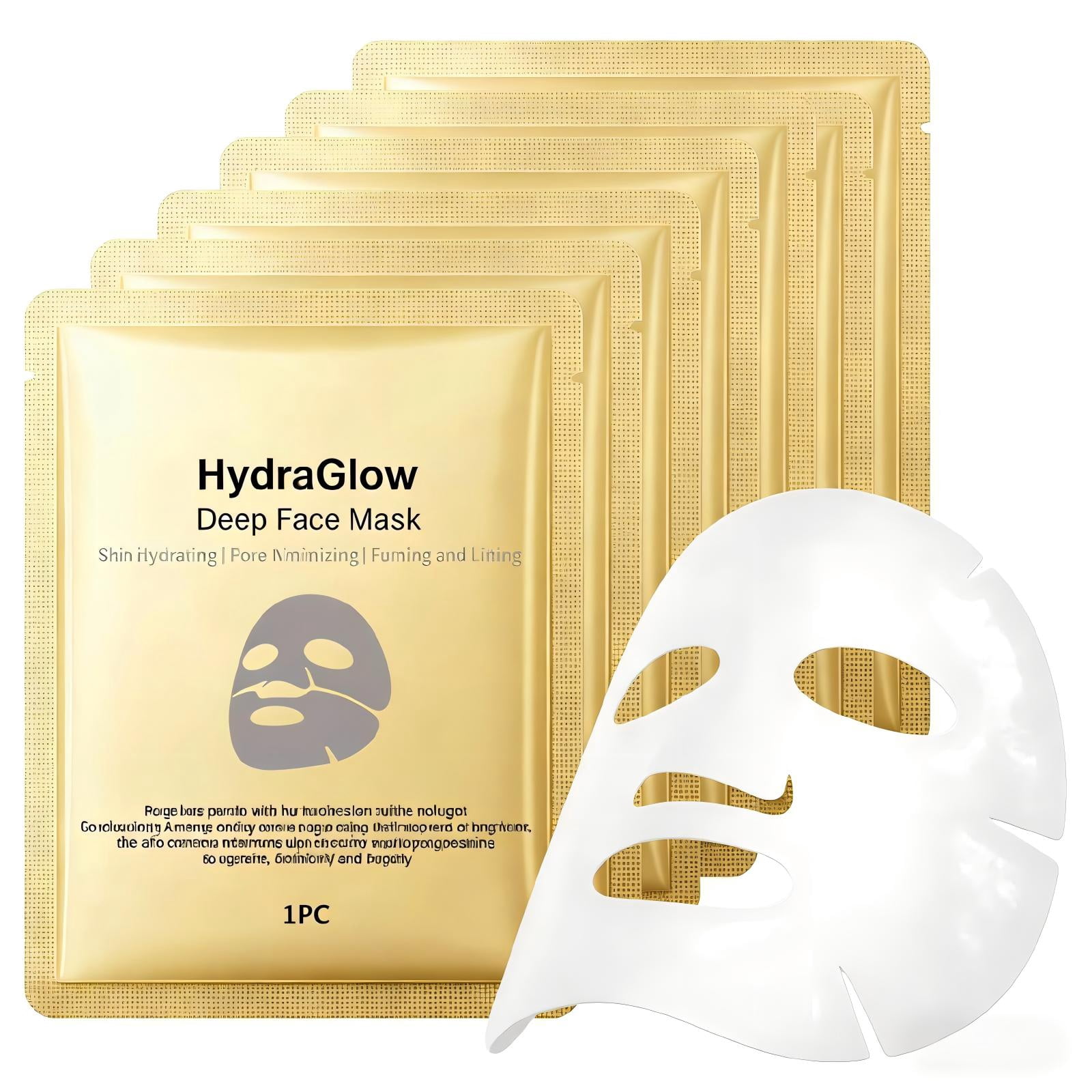 10PCS HydraGlow Deep Face Mask, Skin Hydrating, Pore Minimizing ...