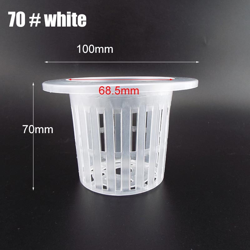 10PCS Hydroponic Colonization Mesh Plant Grow Pot Net - Nursery Cup ...
