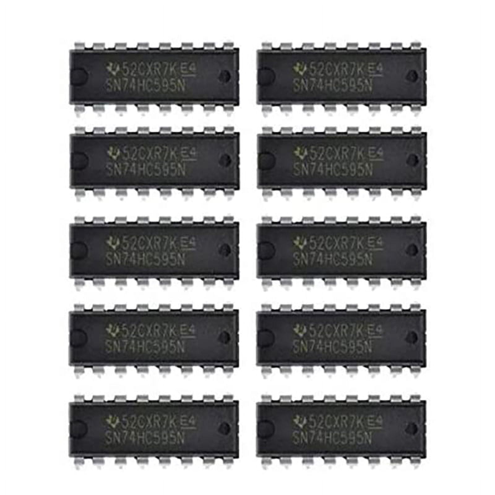 10PCS IC 74HC595 74HC595N SN74HC595N DIP-16 Logic-Shift Register ...