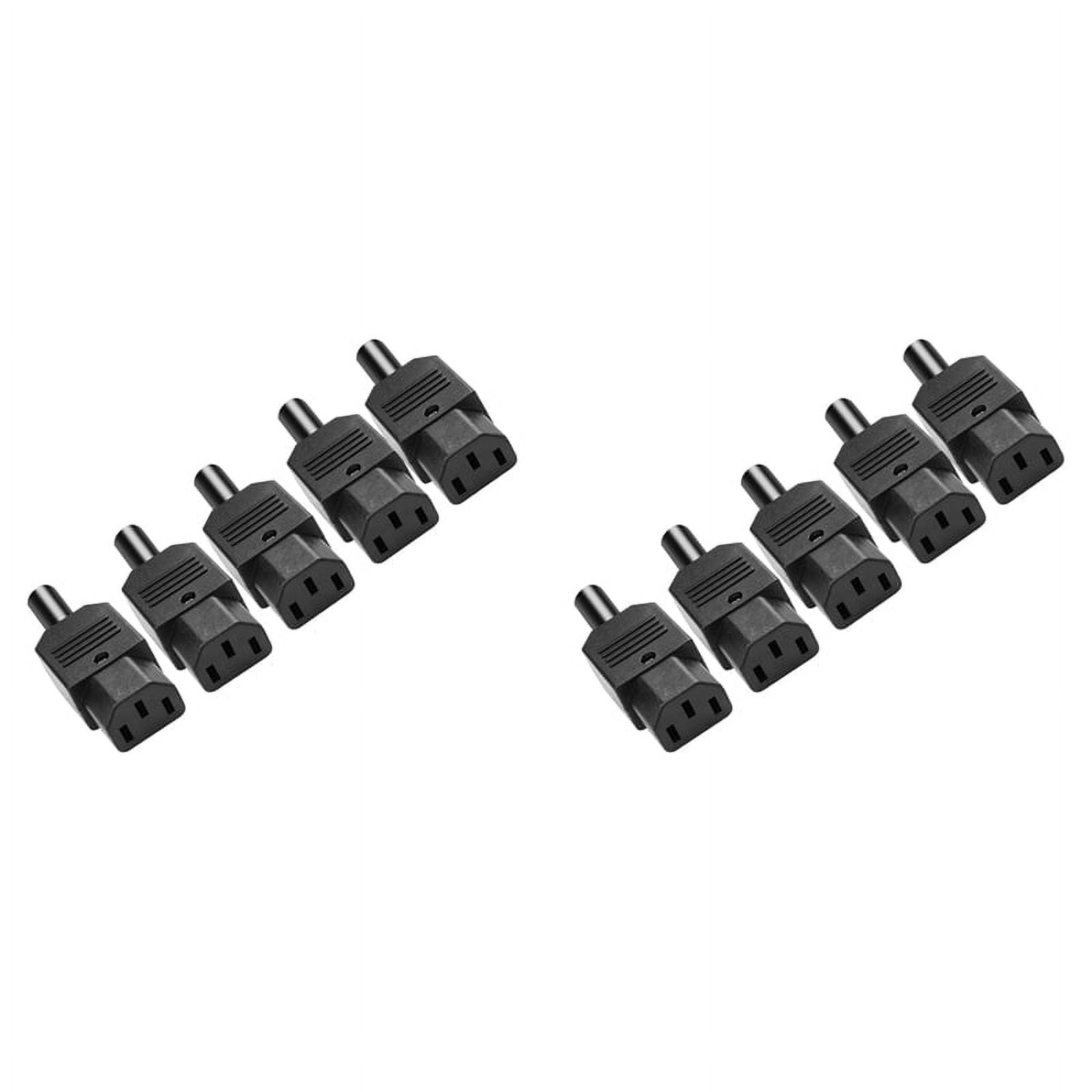 10PCS IEC C13 Power Plug Connector C13 Female Plug Power Adapter ...