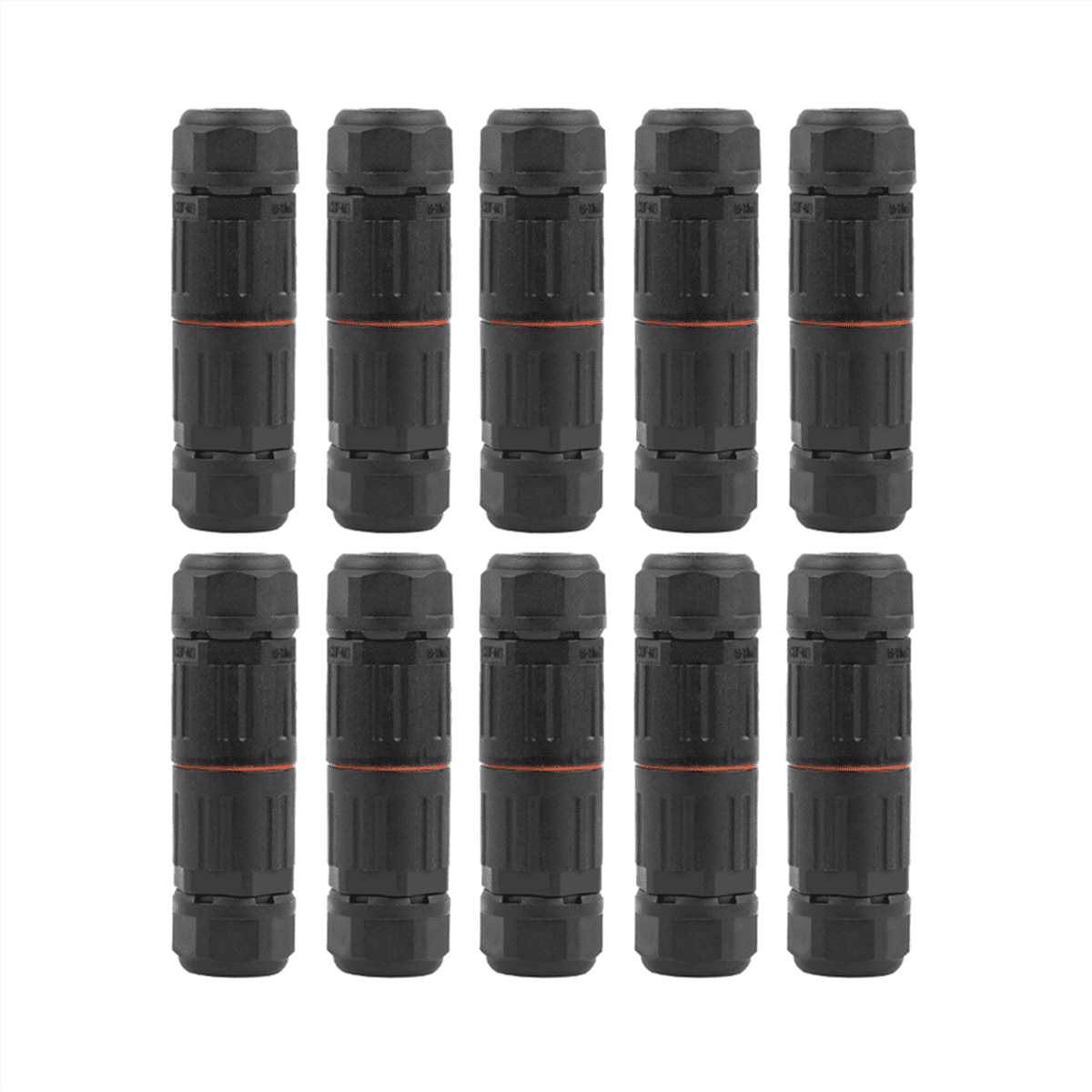 10PCS IP68 Electrical Waterproof Connector Wire Cable 3 Pin Outdoor ...