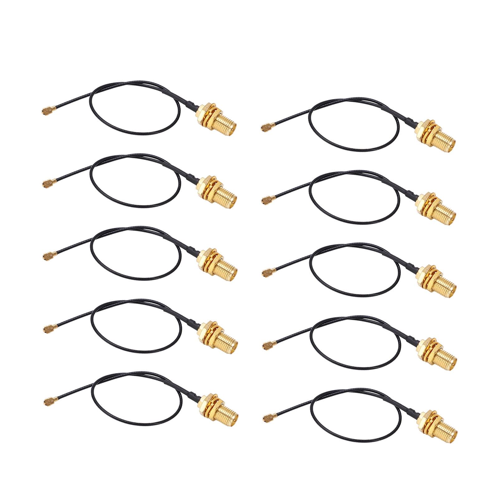 10PCS IPEX to SMA Male Adapter Cable Brass Core Wire High Stability ...