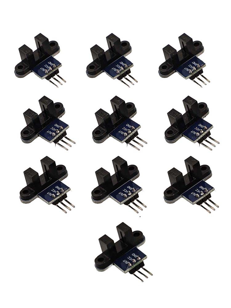 10PCS IR Infrared Sensor Slotted Optical Optocoupler Speed Measuring ...