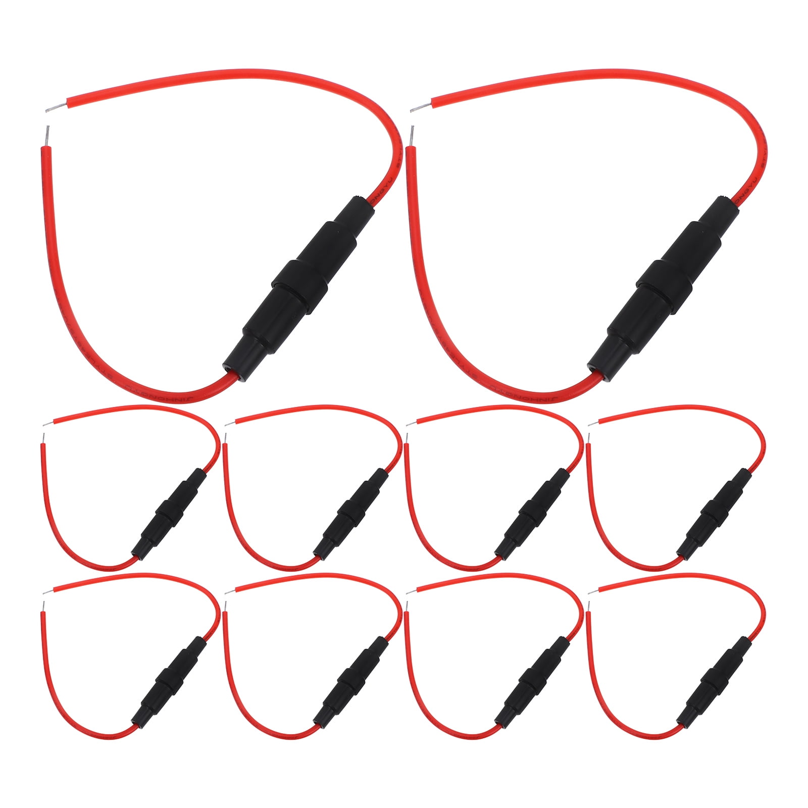 HONMEET Wired Mounting Fuse Holder Inline 10Pcs 9In - Walmart.com