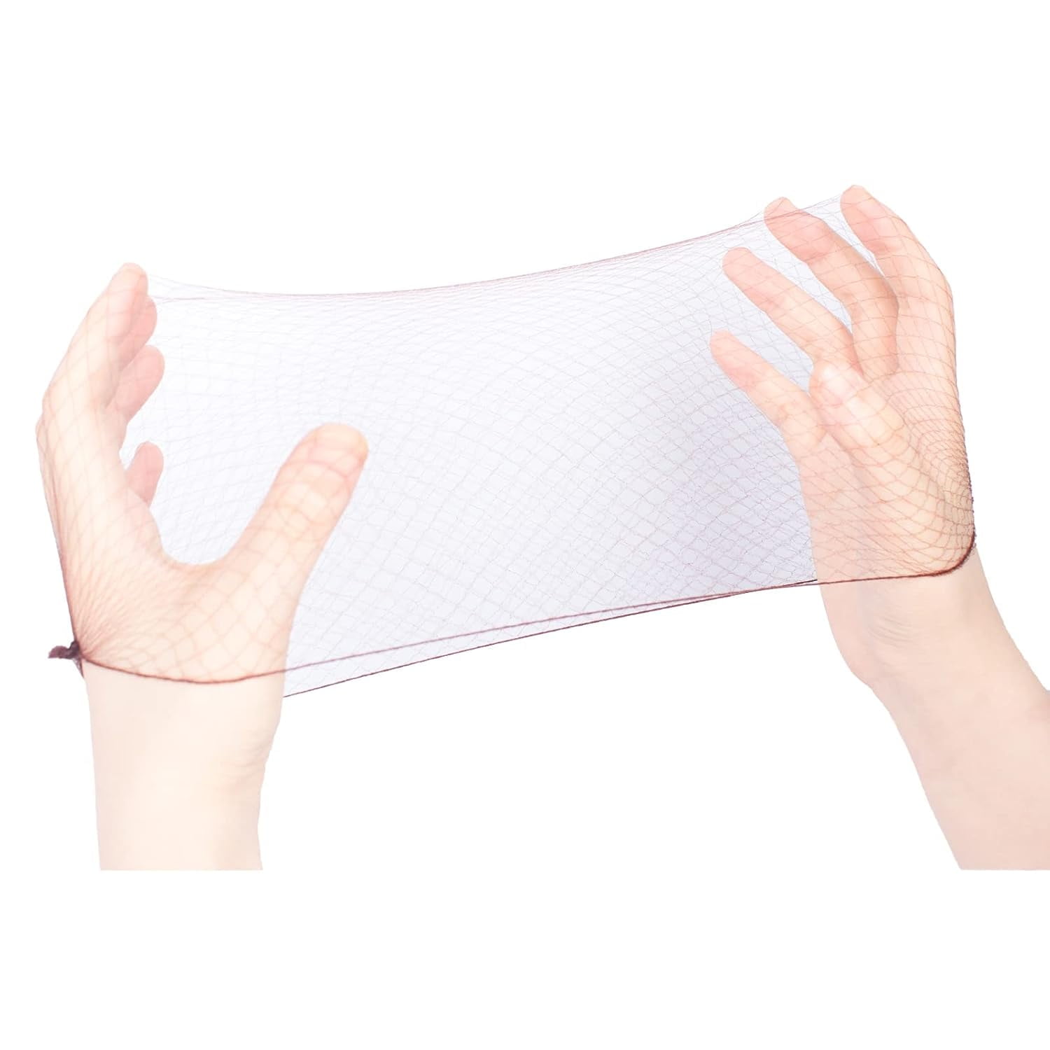 10PCS Invisible Elastic Mesh Hairnets - Individual Packing, 20" / 50cm ...