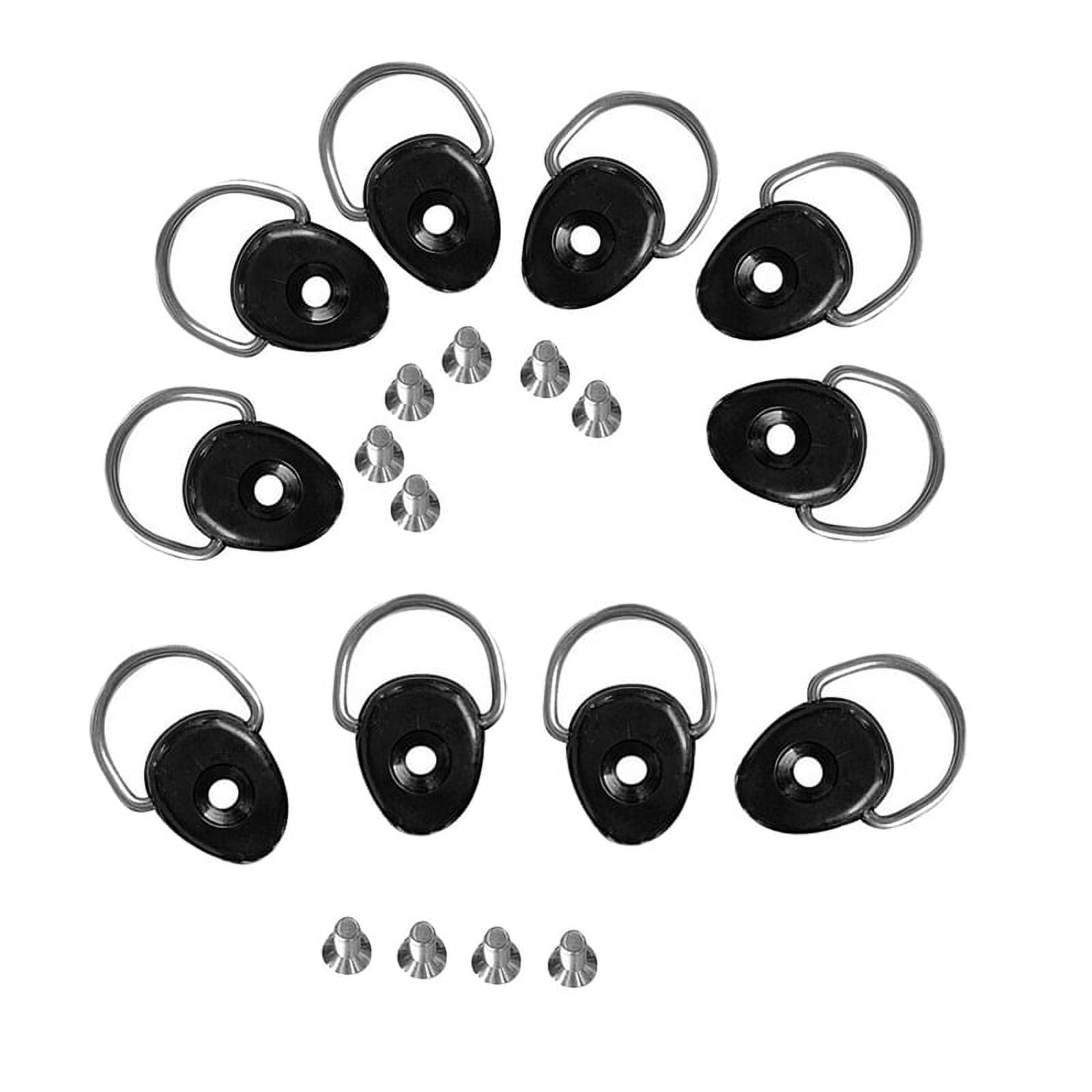 10PCS Kayak Paddle Buckle Functional 304 Stainless Steel D Ring Boat ...