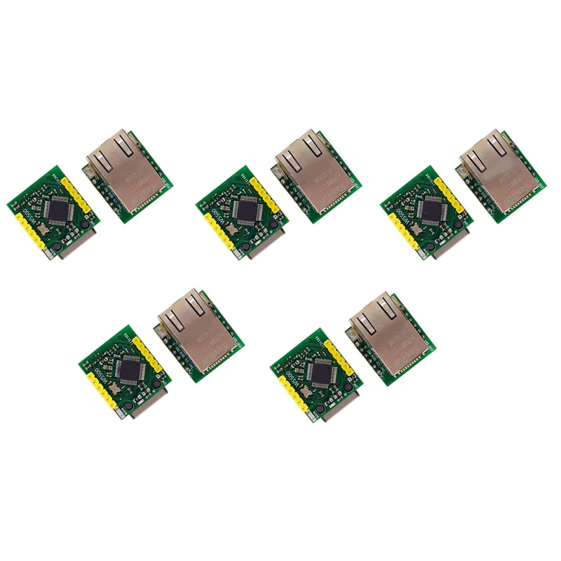 10PCS/LOT -ES1 W5500 Chip New SPI to LAN/ Ethernet Converter /IP Mod ...