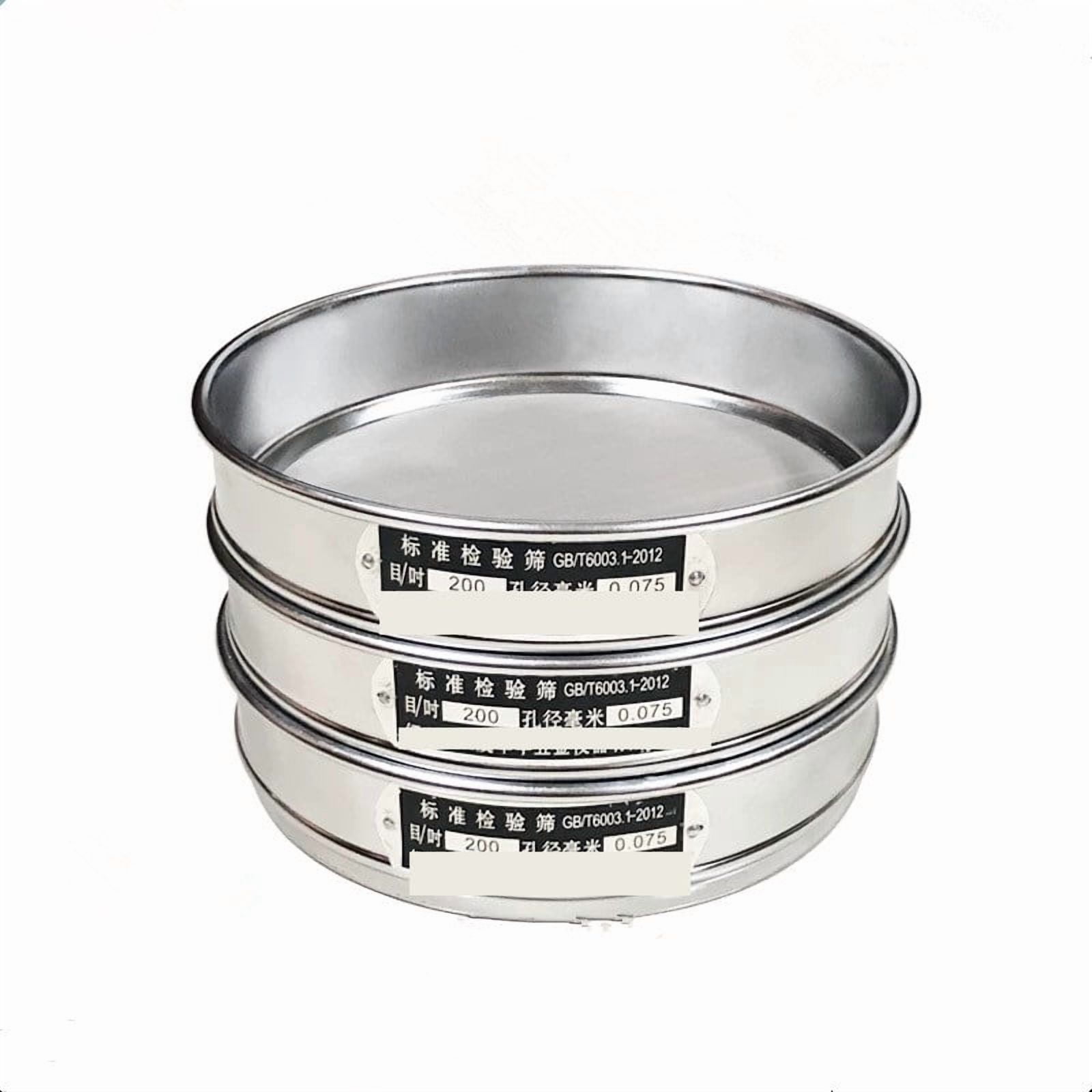 10PCS Lab 12-200 Mesh Stainless Steel Standard Test Sieve, Dia 20cm ...
