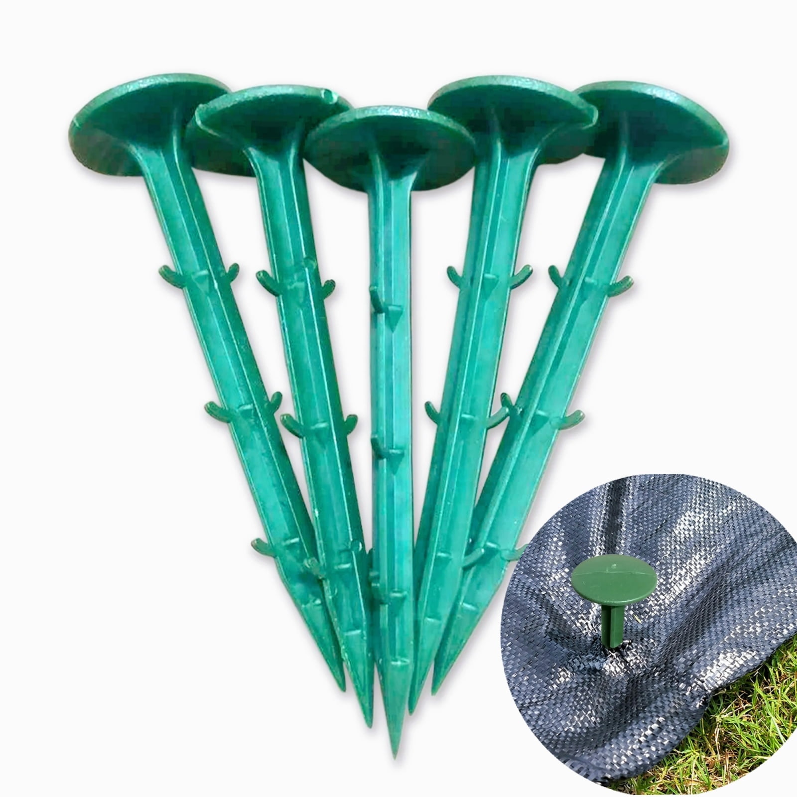 10PCS Landscapes Edging Spikes Edging Stakes,,Plastic Garden Stakes ...