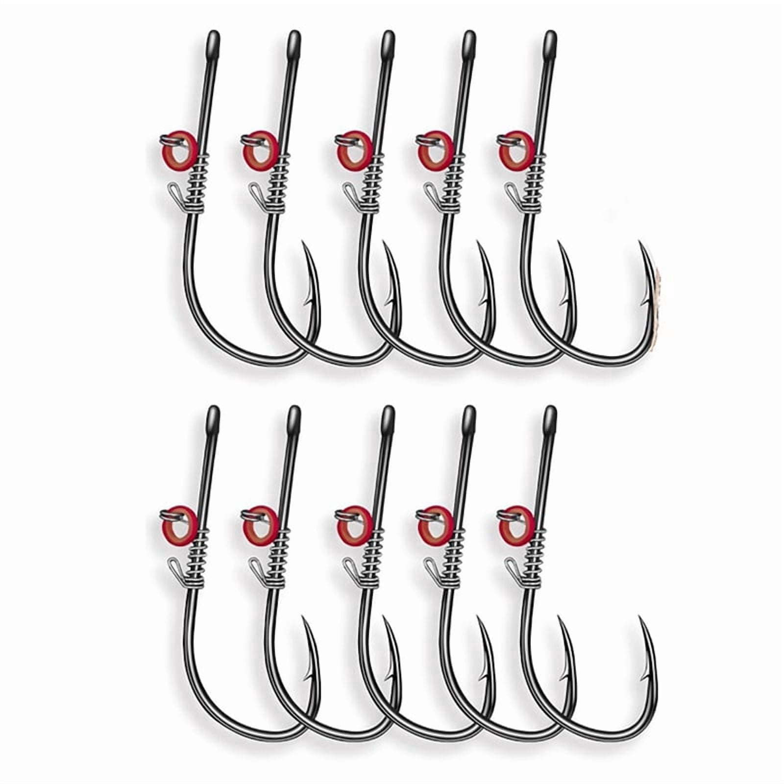 10PCS Live Shrimp Hook Set,Freshwater/Saltwater Fishing Gear,Fishing ...