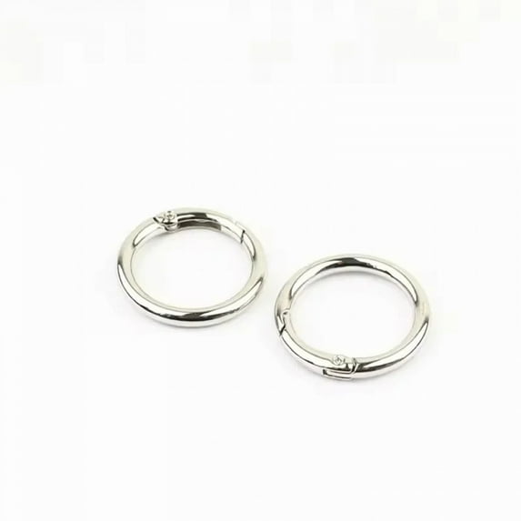 10PCS/Lot Metal Spring Gate O Ring Bag Buckle Metal Clasps Carabiner ...