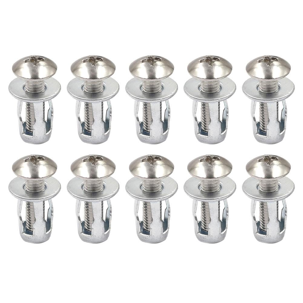 10PCS M4/M5/M6 Jack Nuts Car Metal Screw Petal Nuts For Hollow New UK ...