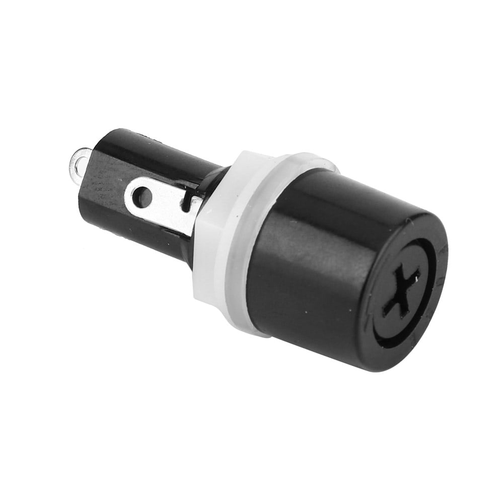 Neyseki 10PCS MF-528 5 x 20 Black Flat Tube Type Crosshead Screw Cap ...