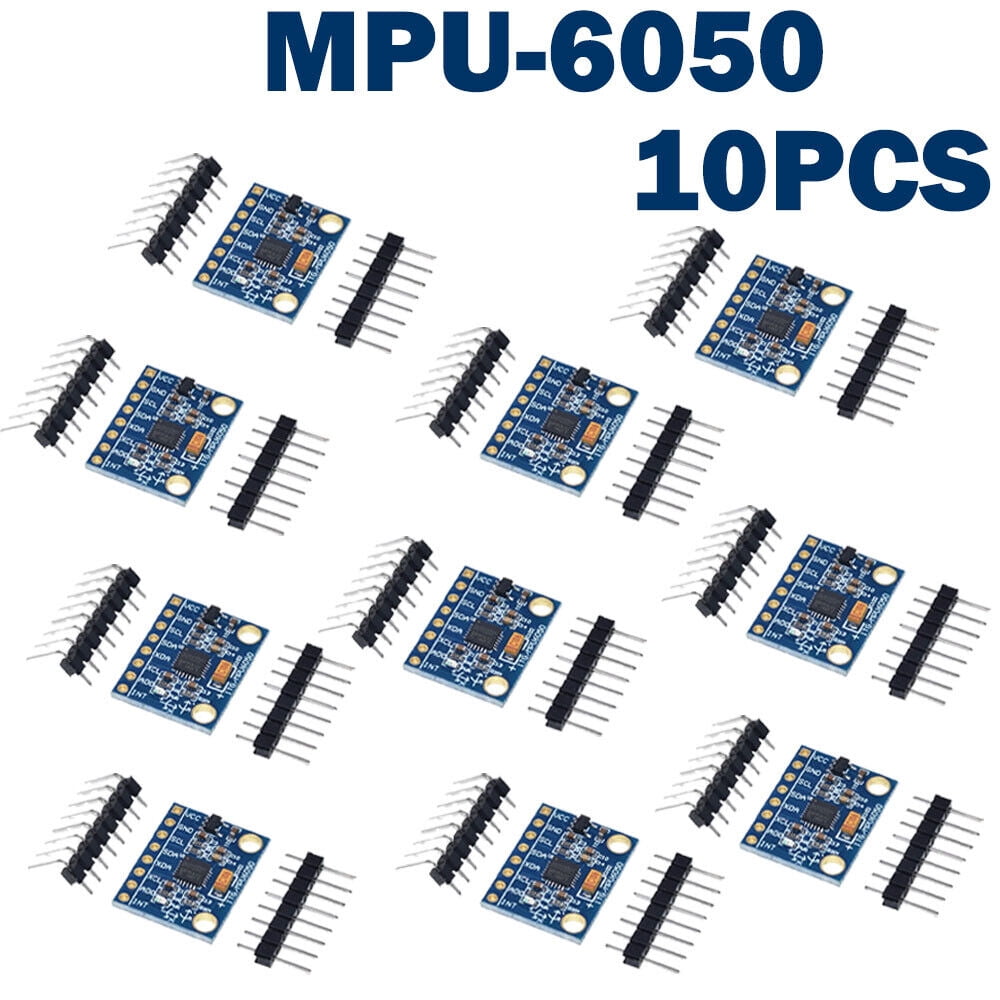 10PCS MPU-6050 Module 3 Axis Gyroscope+Accelerometer Module for MPU ...