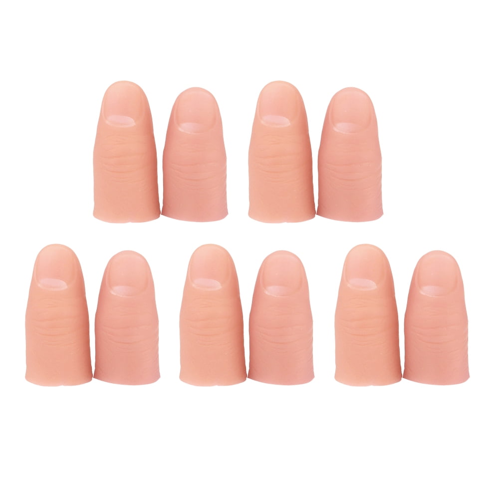 10PCS Magician Finger Props Simulation Finger Props Plastic Finger Mold ...
