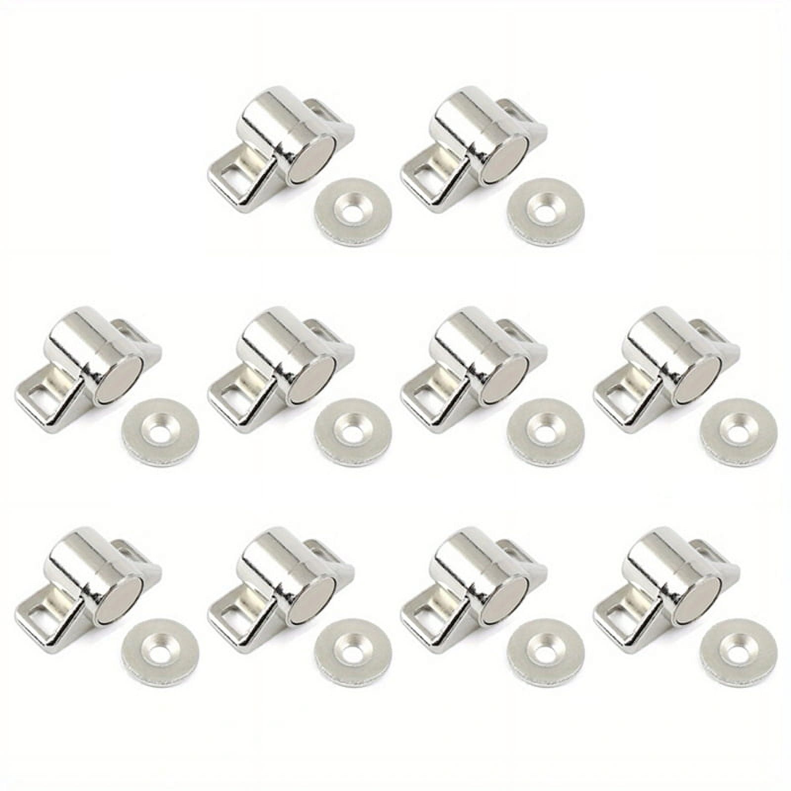 10PCS Magnetic Cabinet Door Catch with Neodymium Magnet Cabinet Latch ...