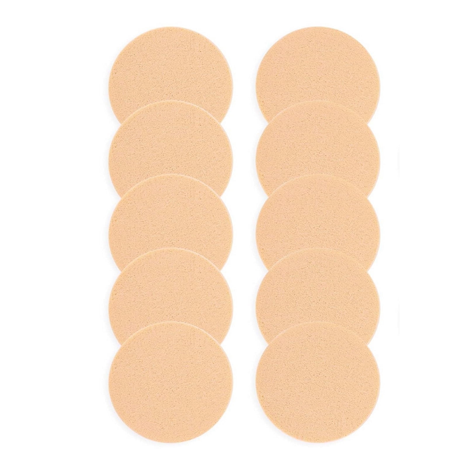 10PCS Makeup Puffs Round Sponge for Foundation Facial Powders Smooth ...