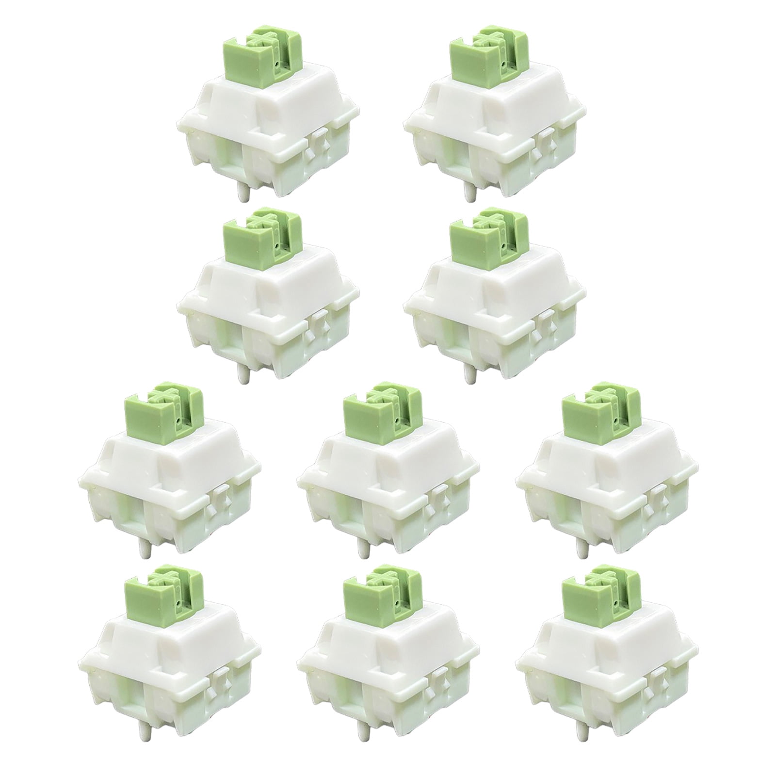 10PCS Matcha V2 Linear Switches Iced Matcha Switches 5PinAxis Hot Plug ...