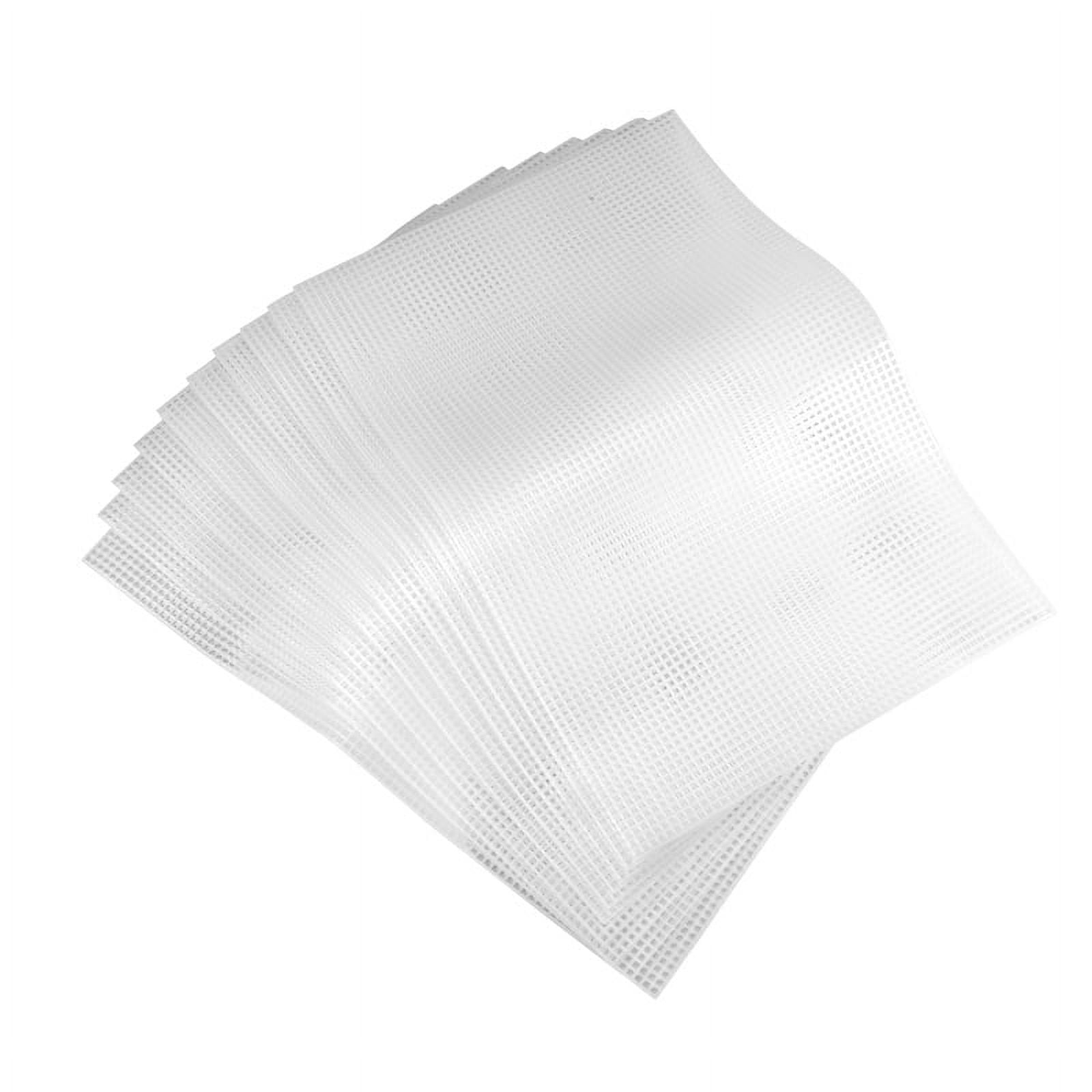 10PCS Mesh Plastic Canvas Sheets 19.6x13 Inch for Embroidery Crafting ...