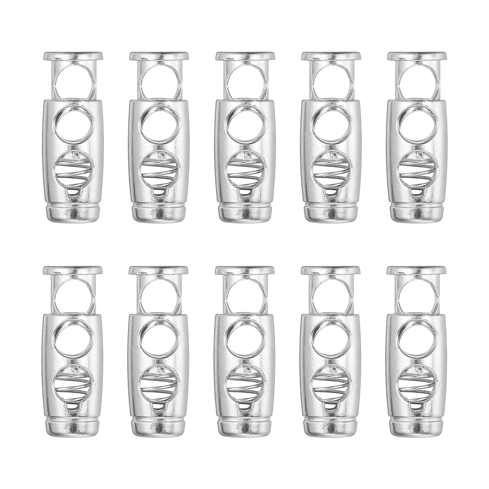 10PCS Metal Cord Locks for Drawstrings, Spring Cord Lock Toggles ...