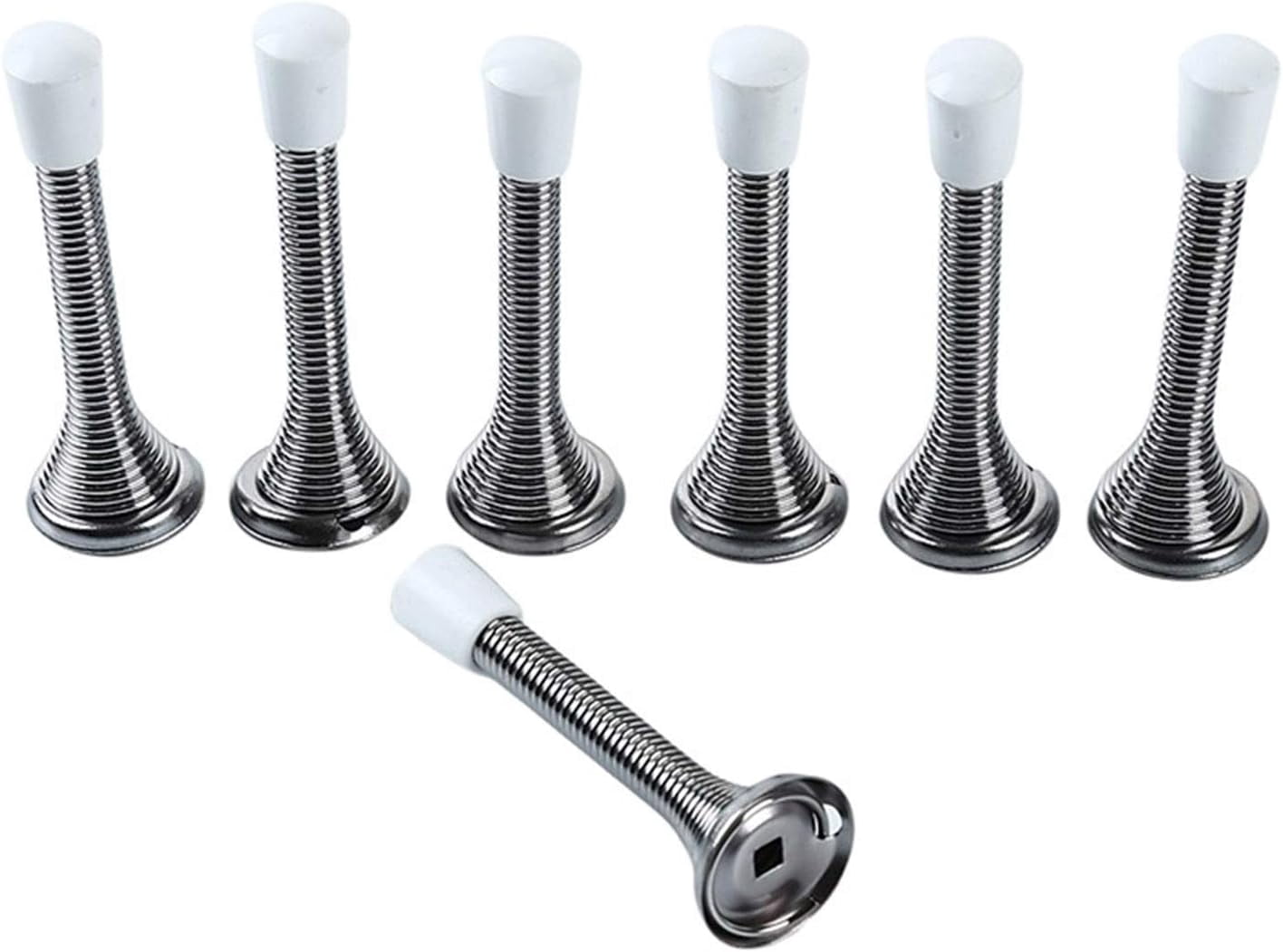10PCS Metal Spring Door Stop Loss Foot Door Adjustable Door Touch ...