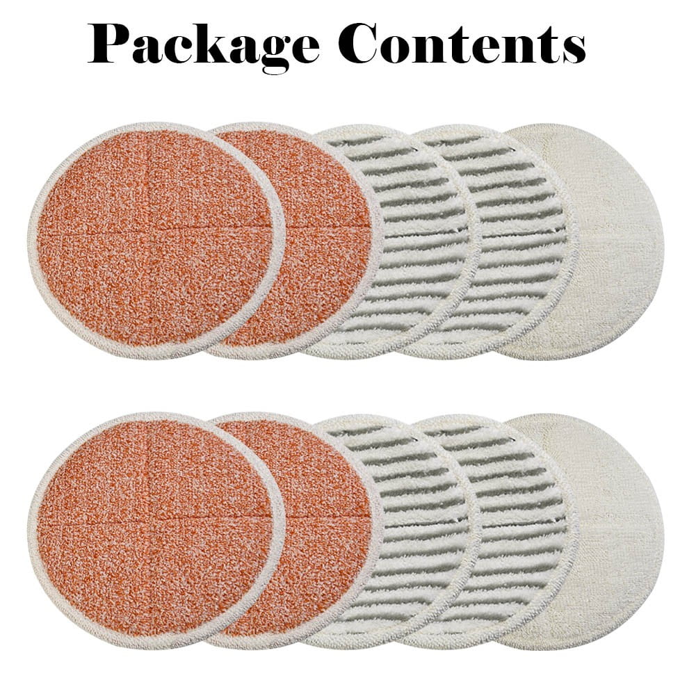 10PCS Microfiber Cleaning Pads For Bissell Spinwave 20522 2240N 2039A ...
