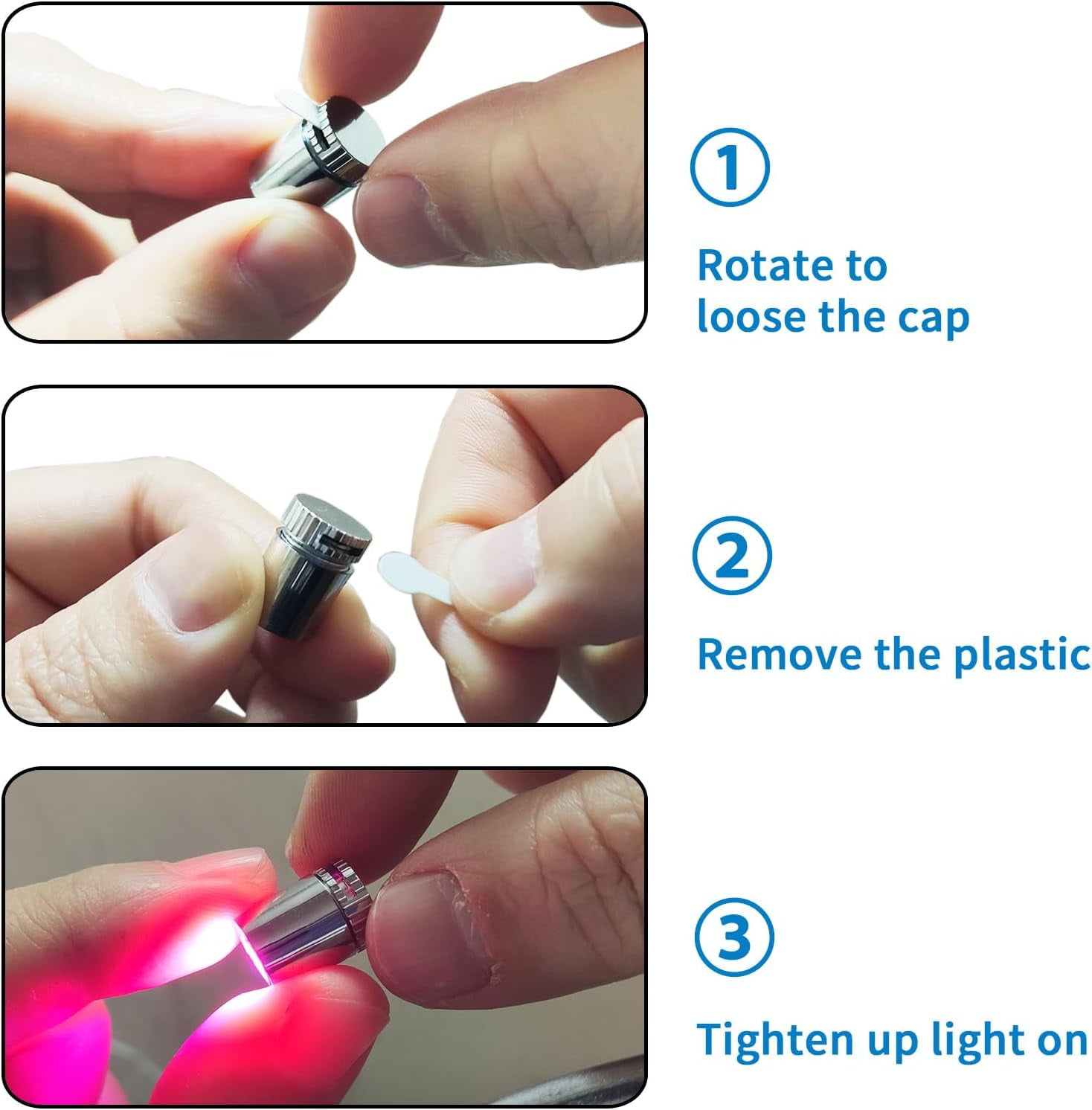 10PCS Mini Led Lights For Crafts, Battery Operated LED Outdoor Lights ...