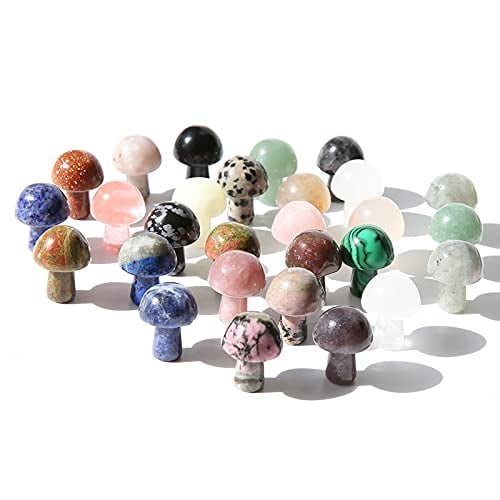 10PCS Mini Natural Rose Quartz All Kinds of Gemstone Carving Crafts ...
