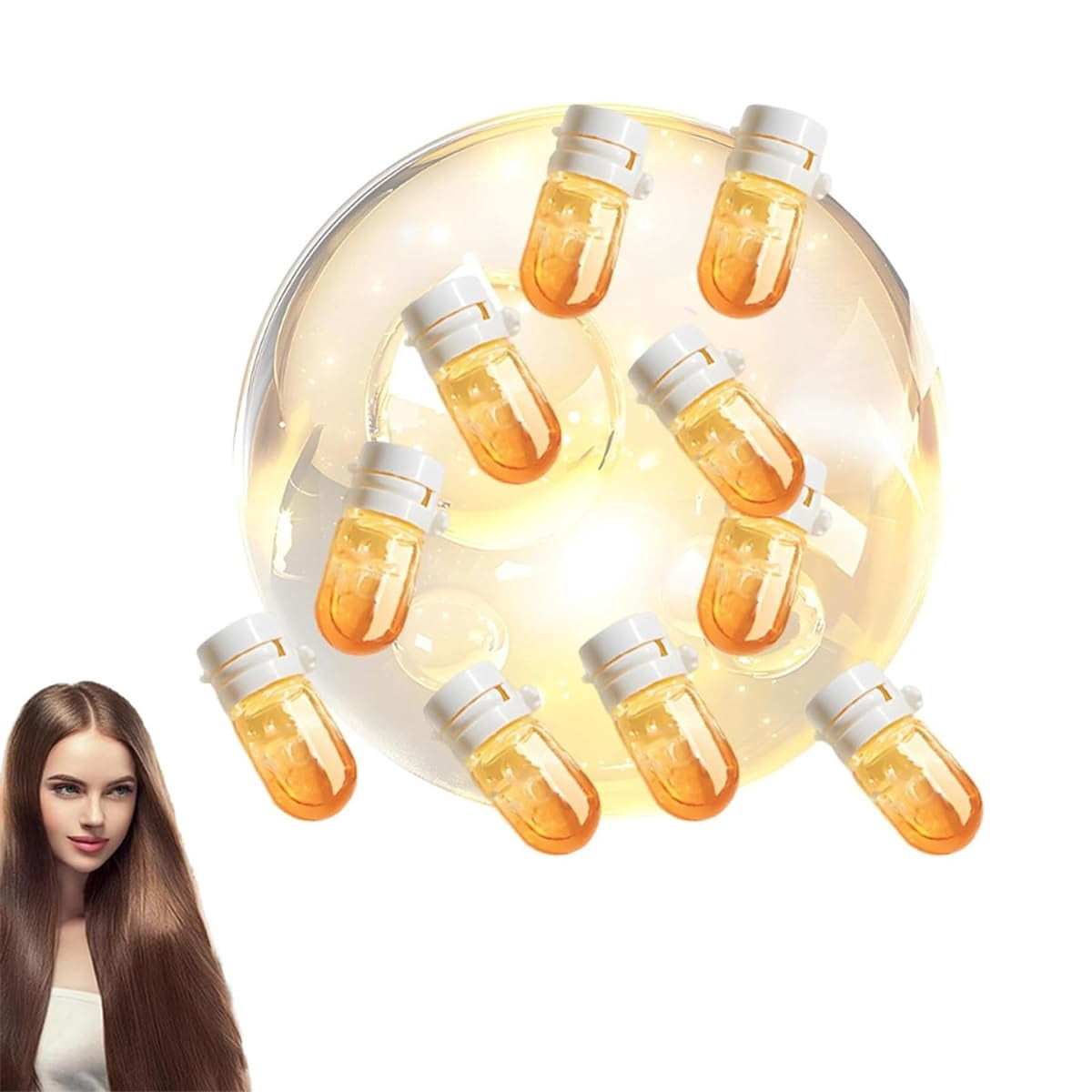 10PCS Mini Scented Hair Perfume Oil, Perfume&Oil 2 in 1-Avocado ...