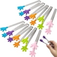 10PCS Mini Tong, Hand Shape Silicone Food Tongs, 5Inch Kid Tongs for ...