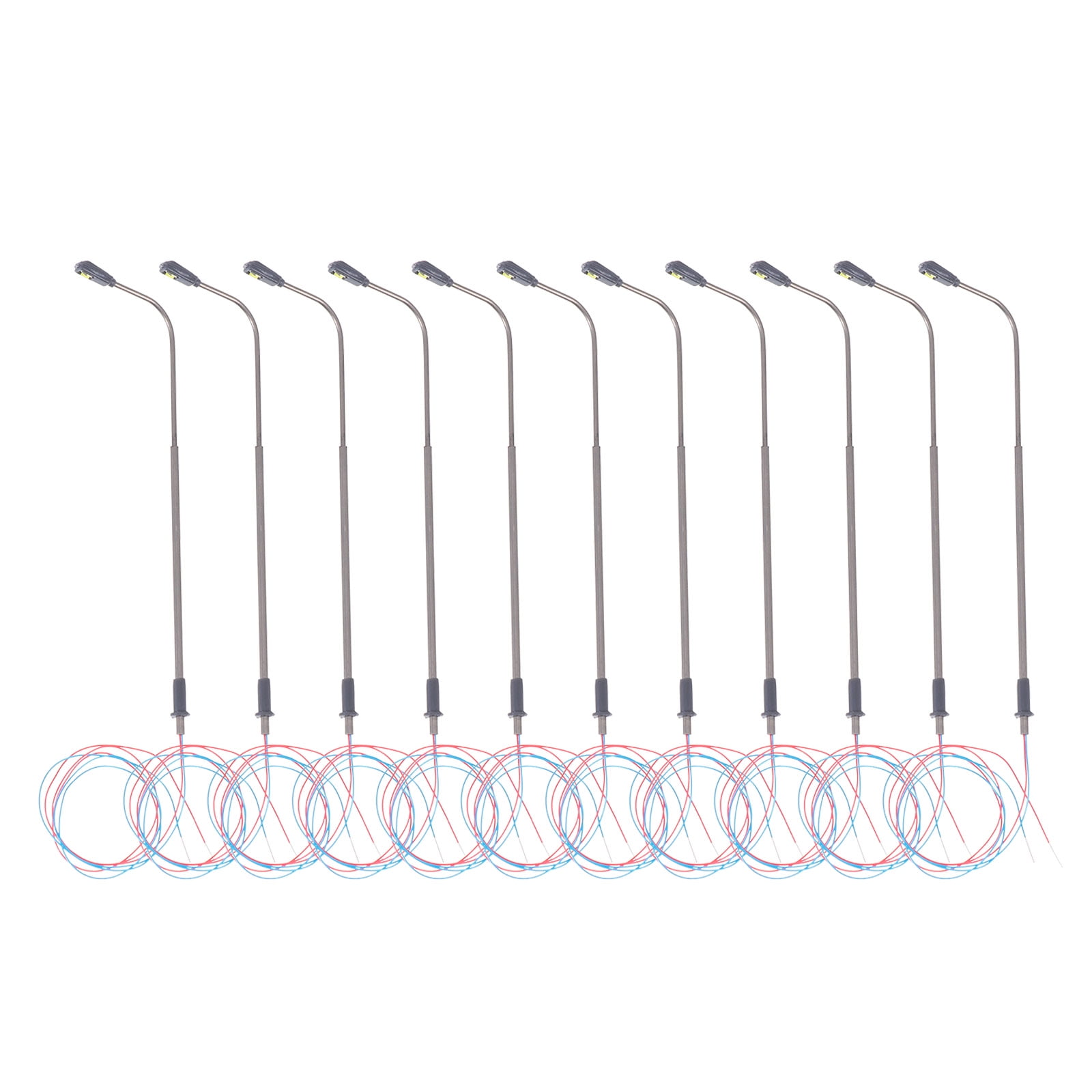 10PCS Model Railway Train Lamp Post 1: 150 Scale Street Lights Scale ...