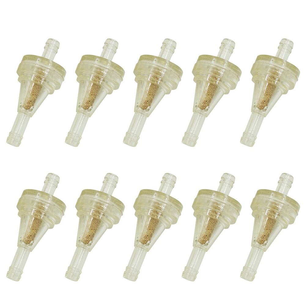 10PCS Motorcycle Fuel Filter Inline Filter For Dirt Pite Bike ATV UTV ...